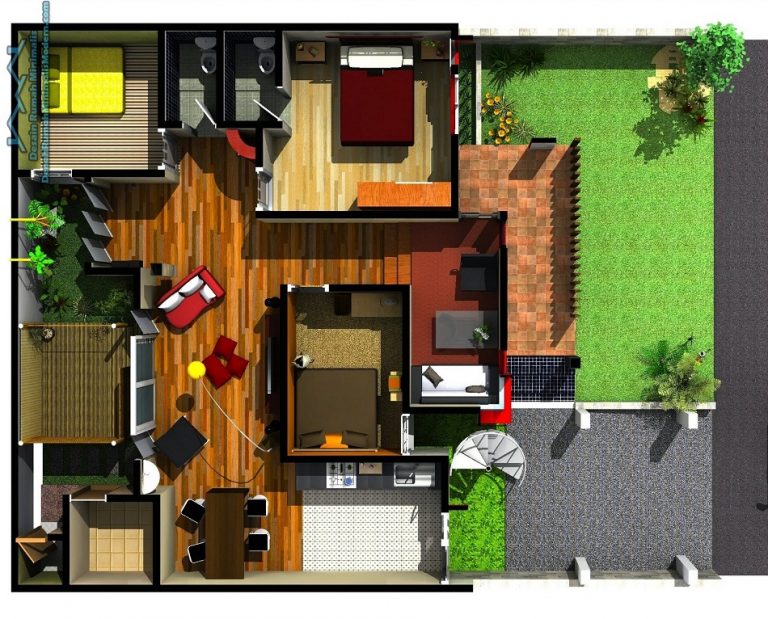 Rumah bergaya zen memang tengah populer belakangan ini. Selain ...