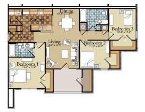 Denah Apartemen – Jika dulu banyak orang mendambakan hunian besar dan ...