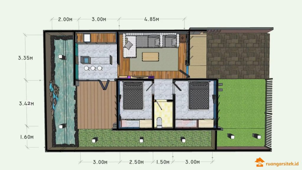 Mengetahui denah rumah type 54 sangat penting kalau kamu ingin ...