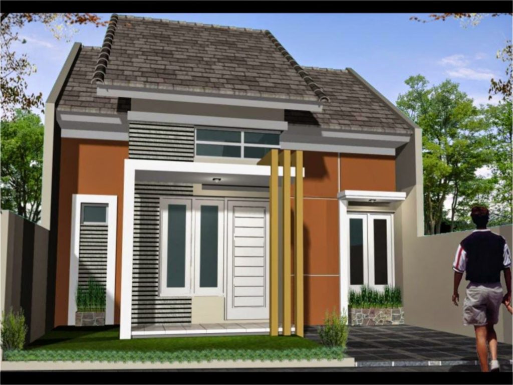 Rumah minimalis memiliki desain fasad yang khas. Jenis elemen yang ...